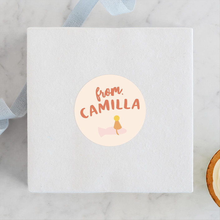 Merkitty Children's Birthday Party Stickers by Haley Warner | Minted