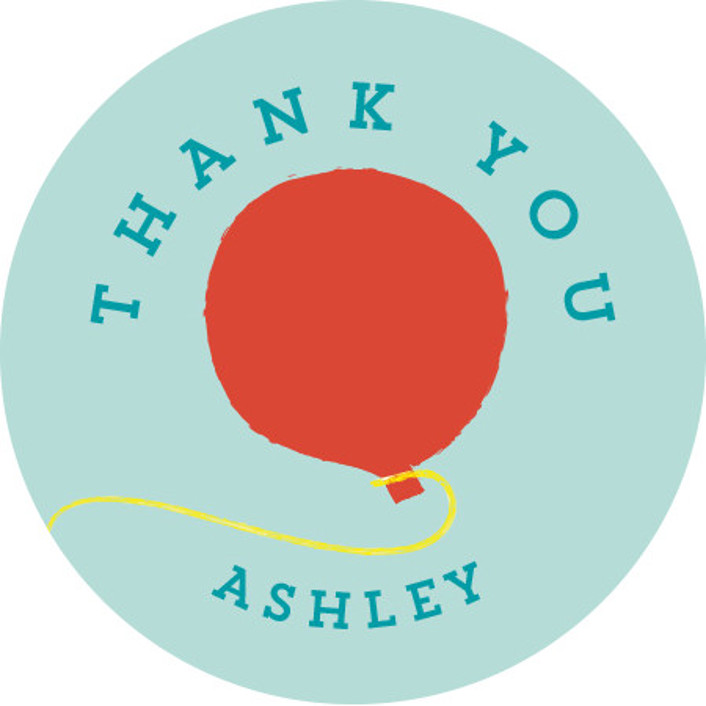 Bounce Children's Birthday Party Stickers by Lori Wemple | Minted