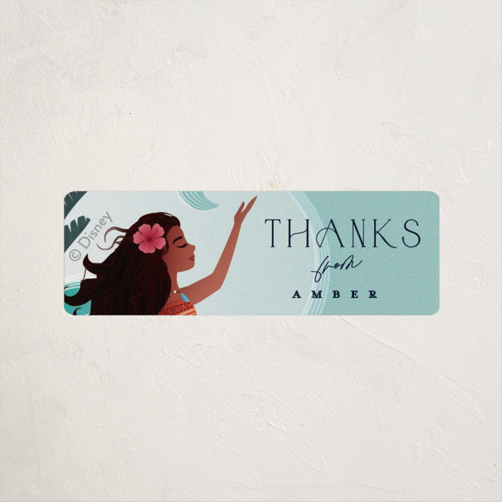 Disney's Moana of Motunui Children's Birthday Party Stickers by Ana de ...