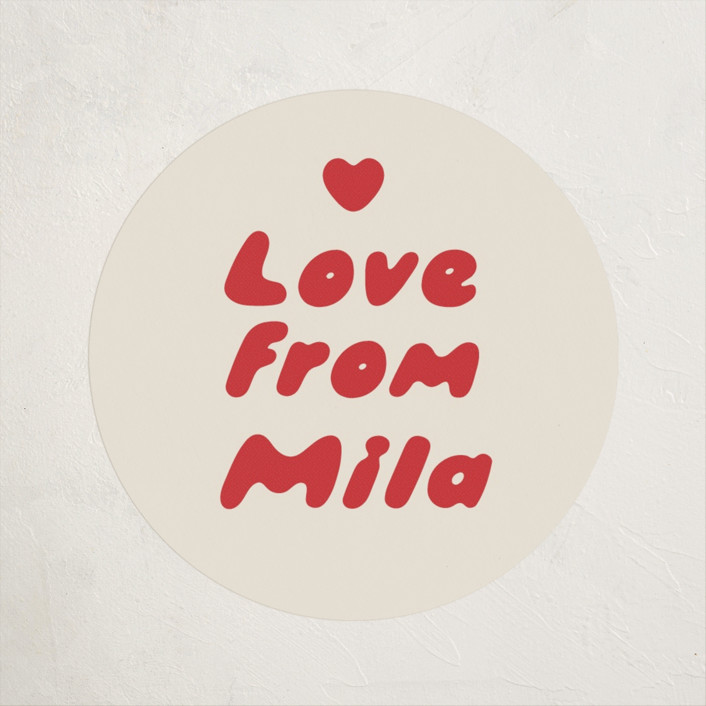 Bubble Gum Children's Birthday Party Stickers by Ani Somi | Minted