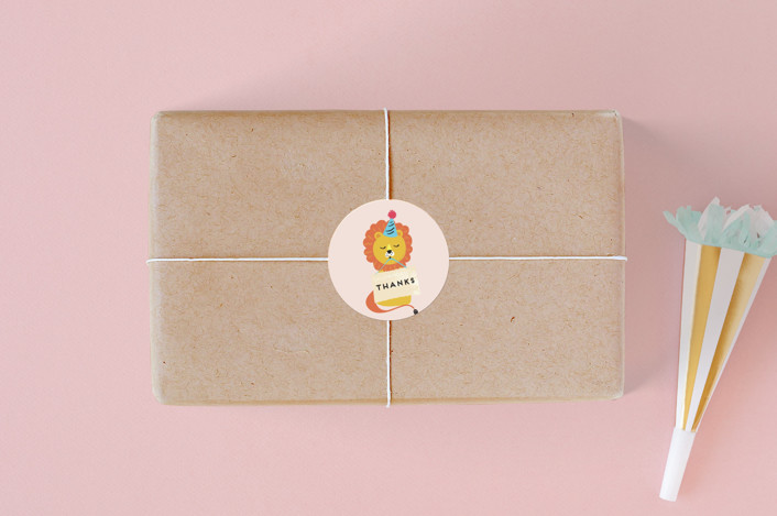 dundee Children's Birthday Party Stickers by chocomocacino | Minted