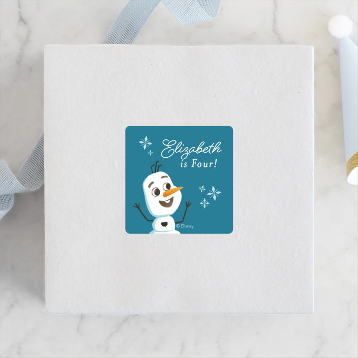 Disney Frozen Snow Sparkles Children's Birthday Party Stickers by ...