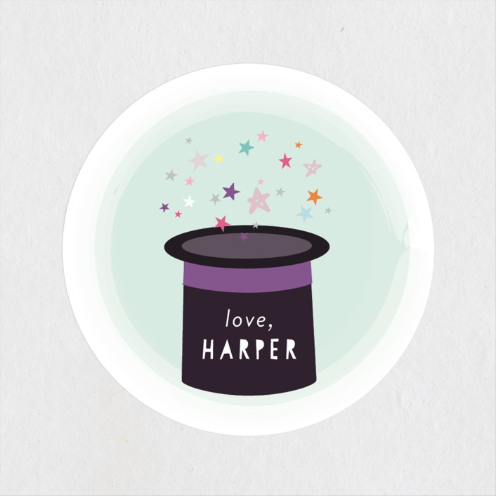 PoOf! Children's Birthday Party Stickers by Itsy Belle Studio | Minted