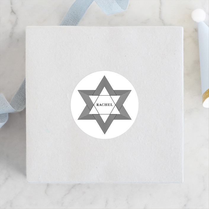 Gilded Star Children's Birthday Party Stickers by Heather Schertzer ...