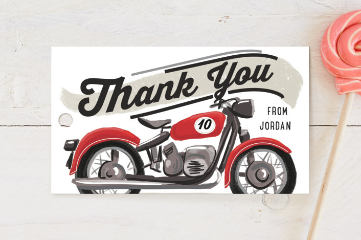 birthday rider Children's Birthday Party Favor Tags by Rebecca ...