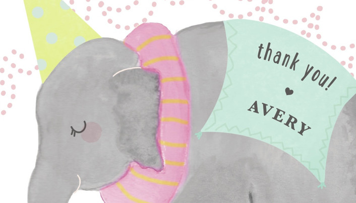 ellie fun Children's Birthday Party Favor Tags by Creo Study | Minted