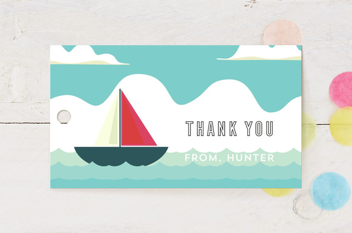 Sail-ebrate Children's Birthday Party Favor Tags by Jessica Voong | Minted