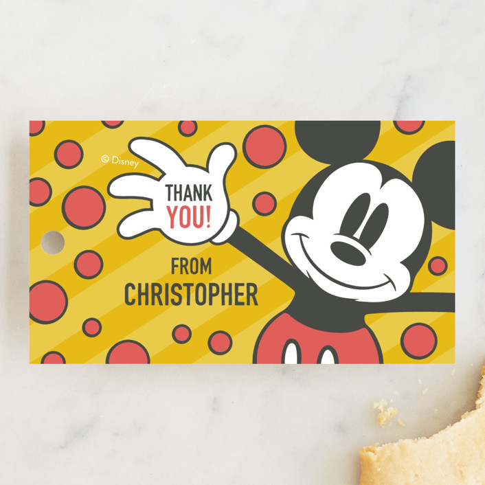 Disney Mickey Mouse Aw, Gee! Children's Birthday Party Favor Tags by ...