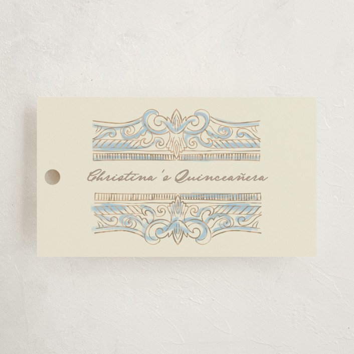 Regency frame Children's Birthday Party Favor Tags by Creo Study | Minted