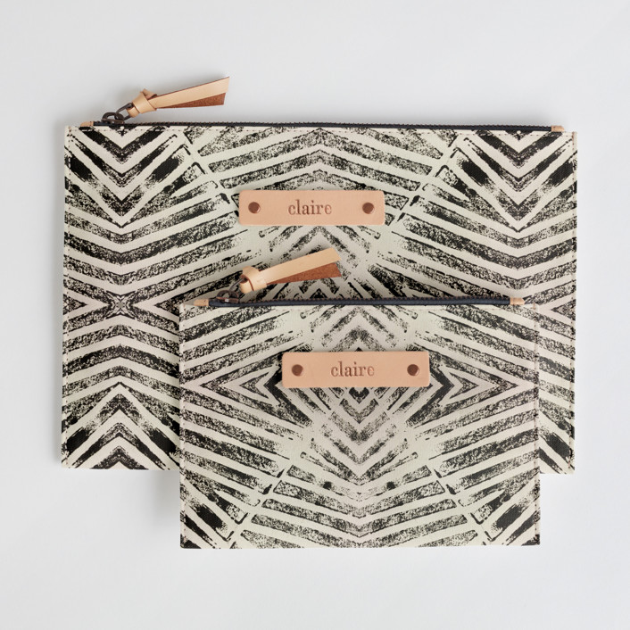 zigzag Catch-All Pouch Set by Miranda Mol | Minted