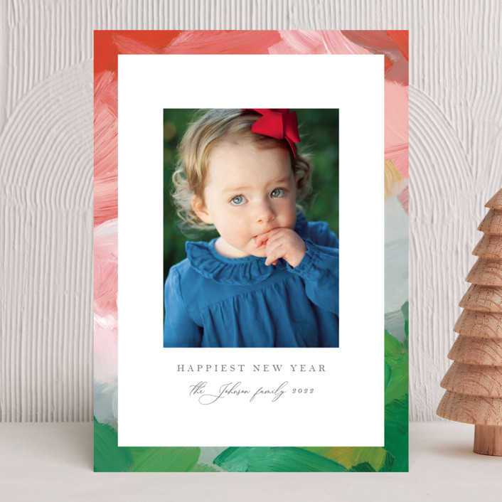 Jolly Border Christmas Photo Cards by Nicole Walsh | Minted
