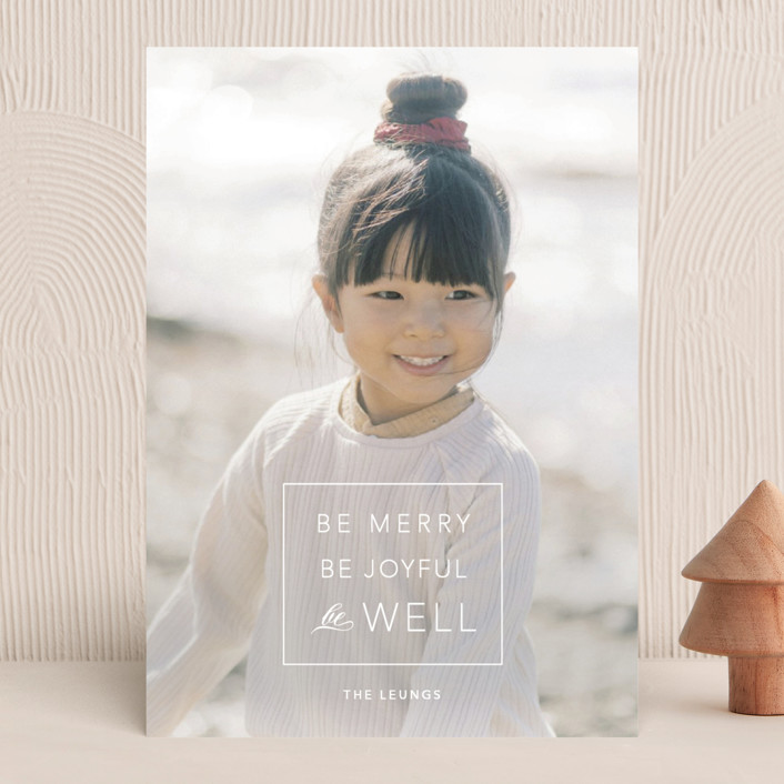 be well box Christmas Photo Cards by Alaina Cherup | Minted