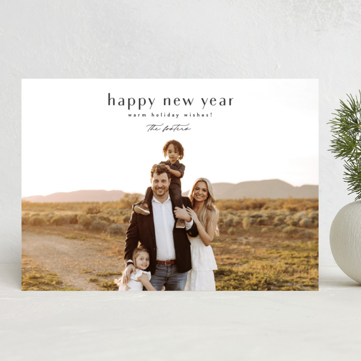 Typed up Christmas Photo Cards by Stacey Meacham | Minted