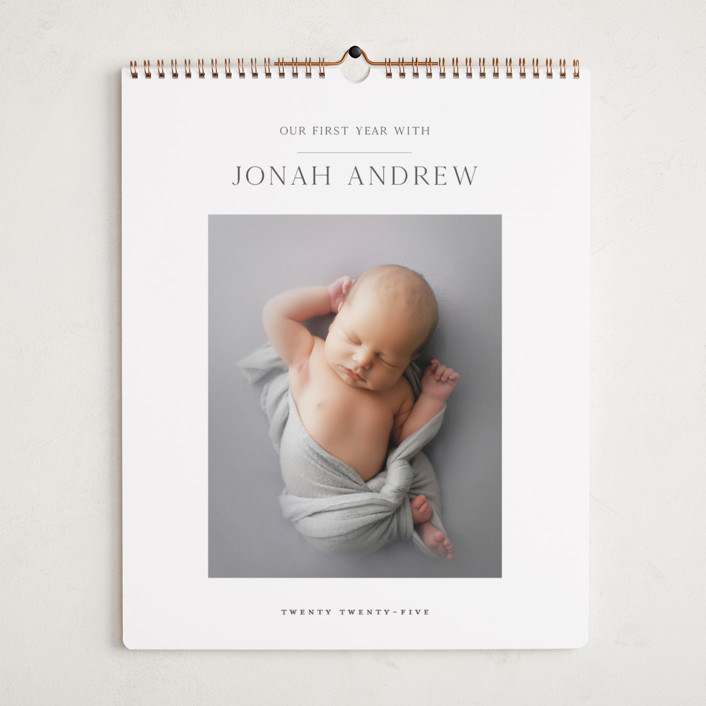 First Year with Baby Photo Calendars by Heather Cairl | Minted