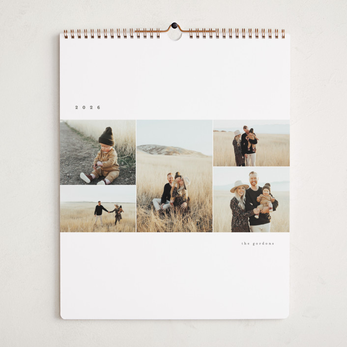Simple Display Photo Calendars by Brianne Larsen | Minted