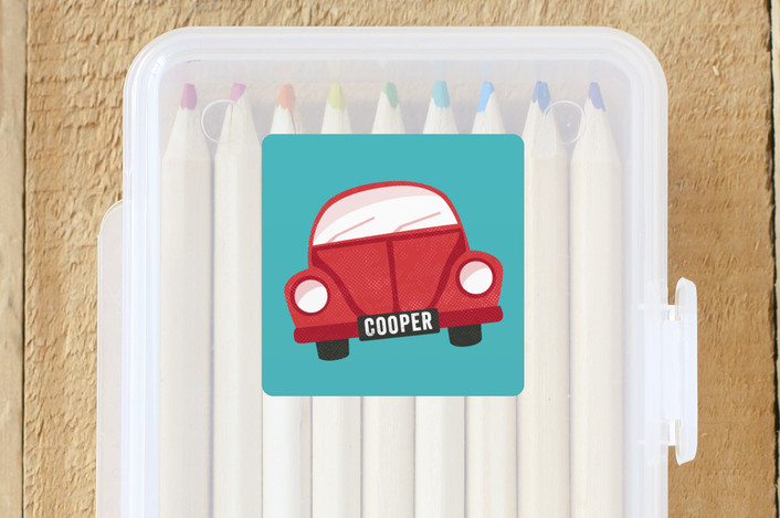 Beetle Bug Custom Name Labels by Jessie Steury | Minted