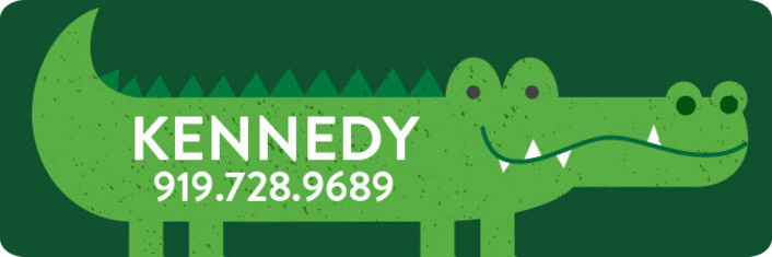 Alligator Custom Name Labels by Jessica Ogden | Minted