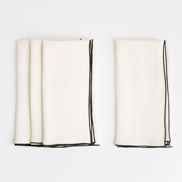 STONE WASHED LINEN NAPKINS // SET OF 4 Cloth Napkins by borrowed BLU ...