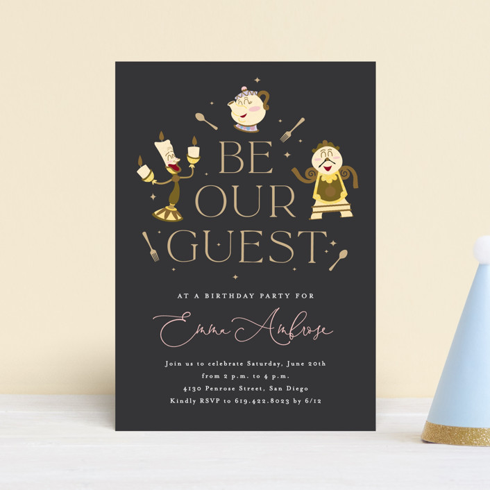 Disney's Beauty And The Beast Be Our Guest Children's Birthday Party ...