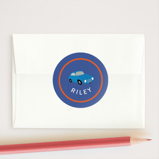Loopy Track Custom Stickers by Charter Oaks Creati... | Minted