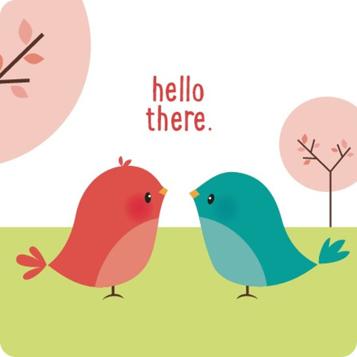 Happy Birdie Custom Stickers by Guess What Design Studio | Minted