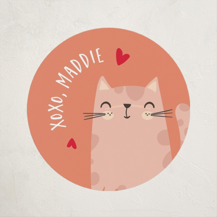 Purrfect... Custom Stickers by Vera Lim | Minted