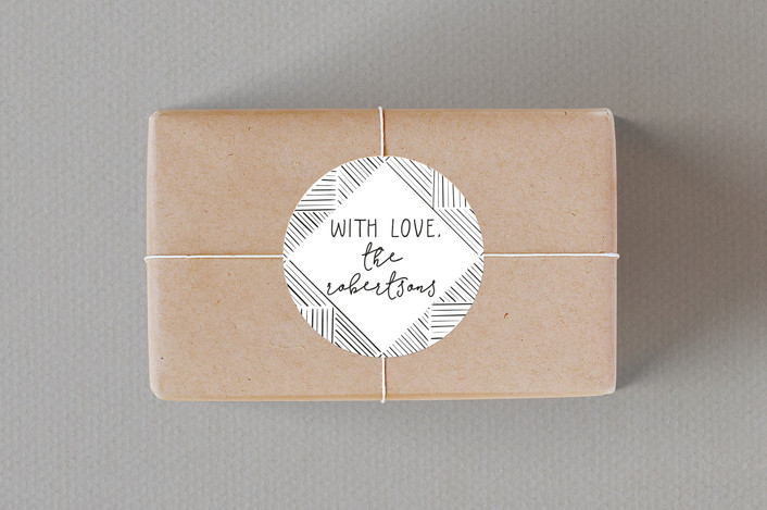 line doodle photo frames Custom Stickers by Leanne Friedberg | Minted