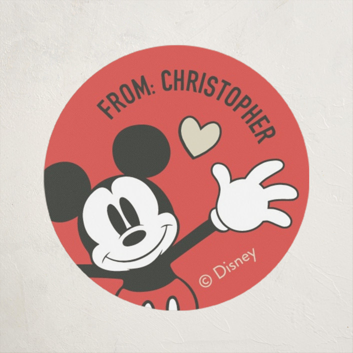 Disney Mickey Mouse Aw, Gee! Custom Stickers by Heather Schertzer | Minted