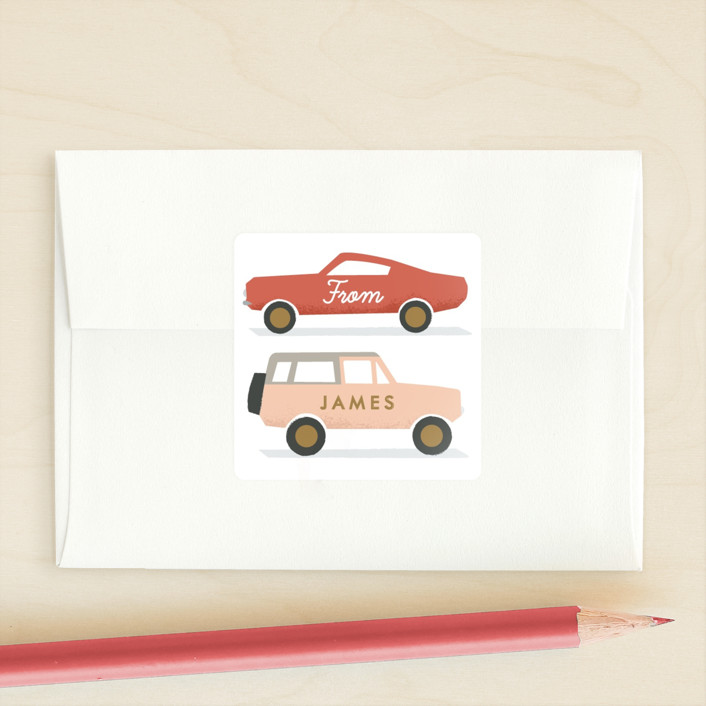 Beep Beep Custom Stickers by Karidy Walker | Minted