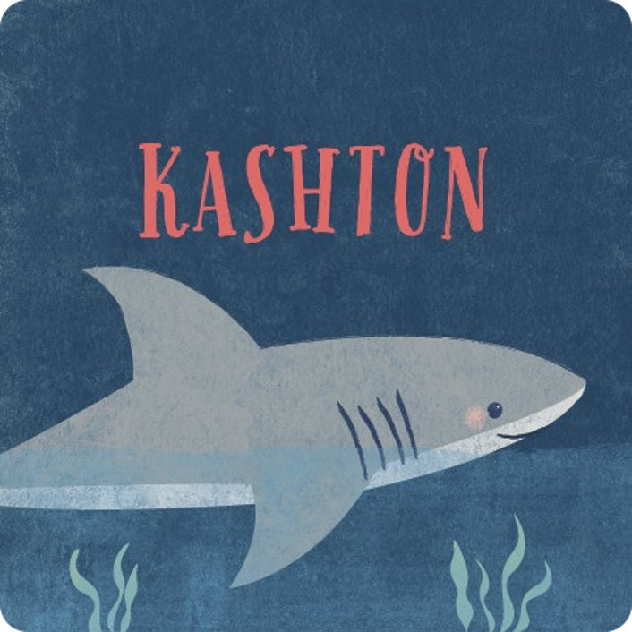 Fintastic Shark Custom Stickers by Karidy Walker | Minted