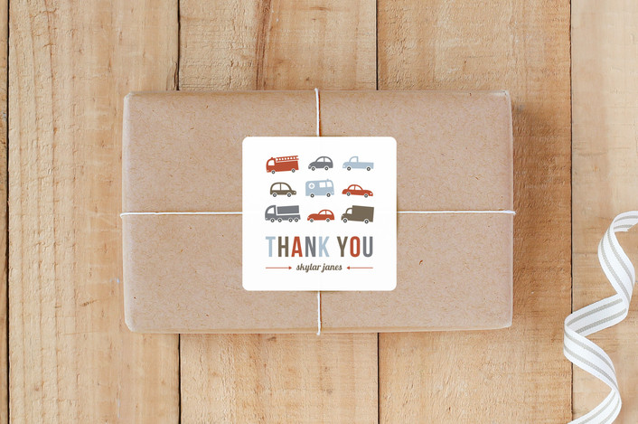 Beep Beep Custom Stickers by Susan Asbill | Minted