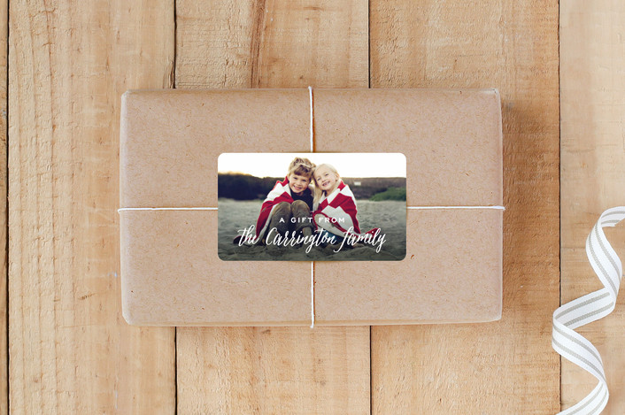 Family Gift Custom Stickers by Hooray Creative | Minted