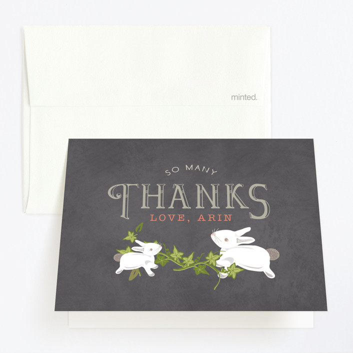 Two are Thee Children's Birthday Party Thank You Cards by Carole Crohan ...