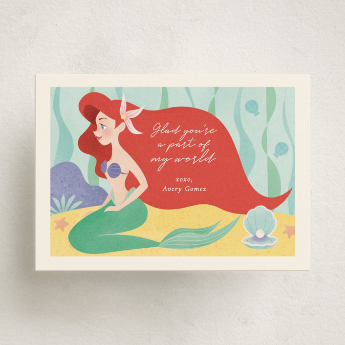 Disney's Ariel Part of my World Classroom Valentine's Day Cards by ...