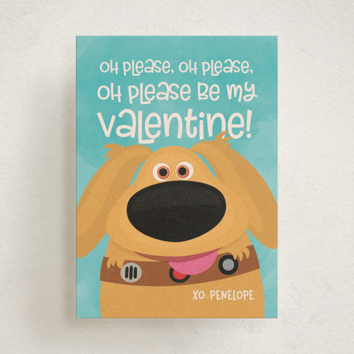 Disney and Pixar's Valentine Dug Classroom Valentine's Day Cards by ...