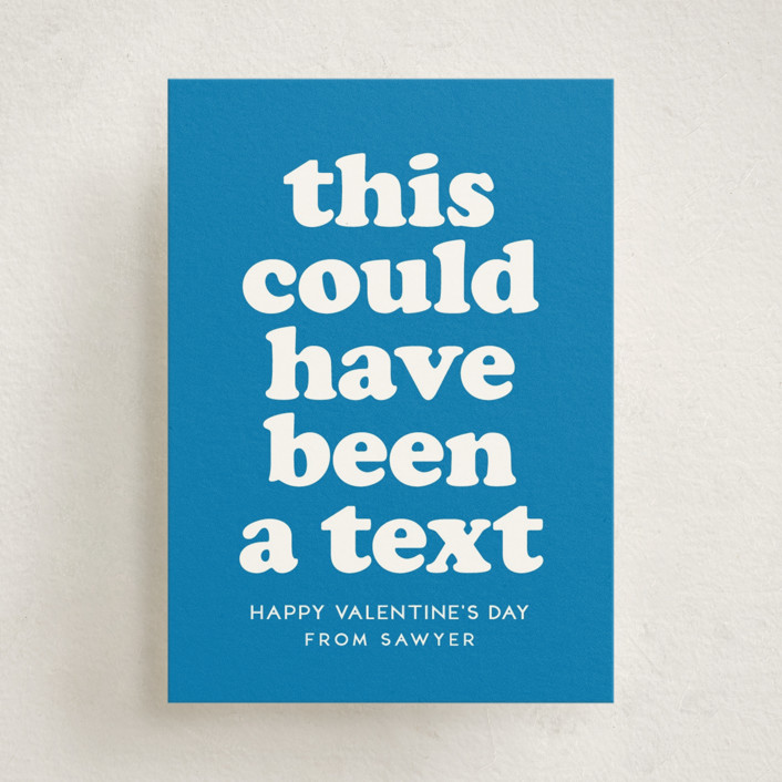 Text Classroom Valentine's Day Cards by Lea Delaveris | Minted