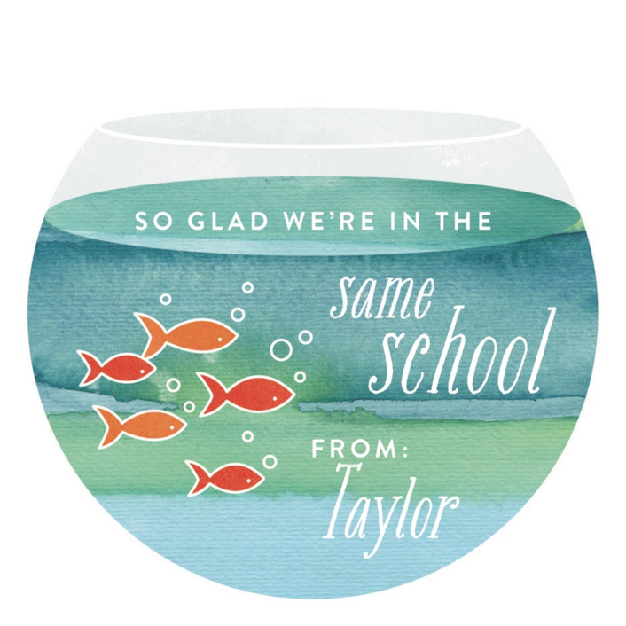 School Of Fish Classroom Valentine's Cards by Jill Means | Minted