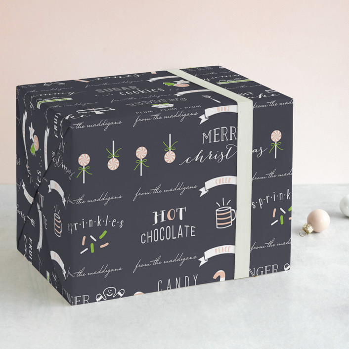 Sugar Cookies Personalized Wrapping Paper Sheets by Susan Brown | Minted