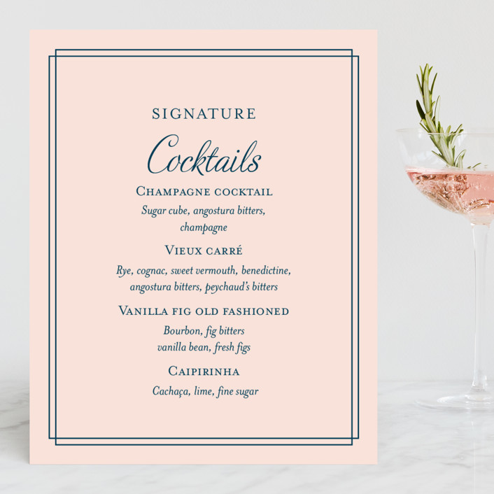 Chic Gala Small Custom Signs by Kimberly FitzSimons | Minted
