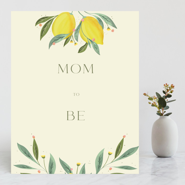 Main Squeeze Small Custom Signs by Joanna Griffin | Minted