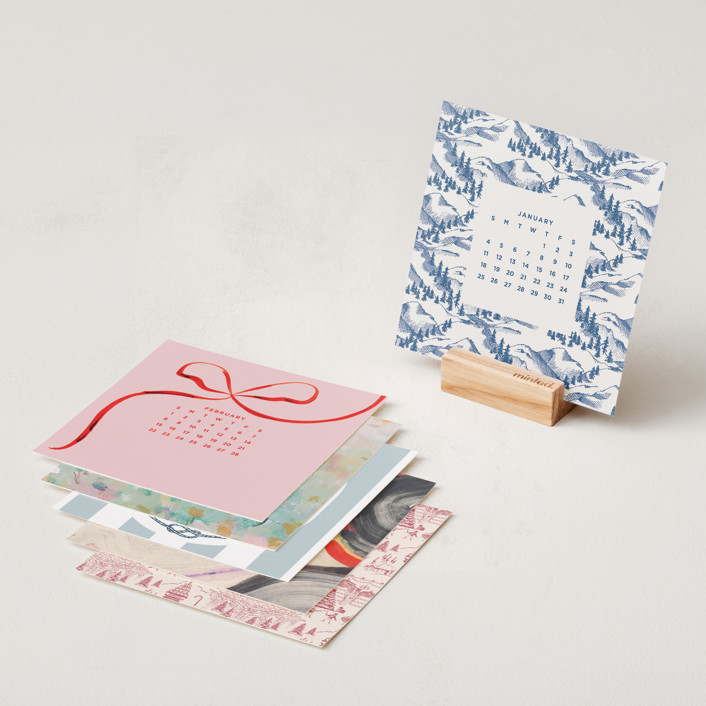 Year of Art: 2026 Minted Desk Calendar Desk Calendars by Multiple ...