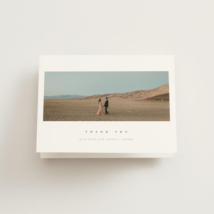krista Engagement Party Thank You Cards by Stephanie Hawkes | Minted