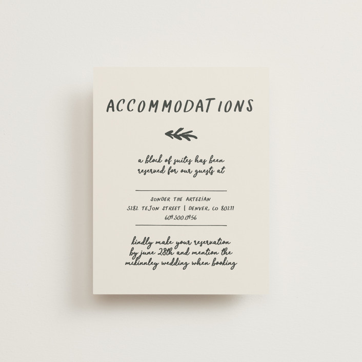 Botanical Crest Direction Cards by Kelly Watkins | Minted