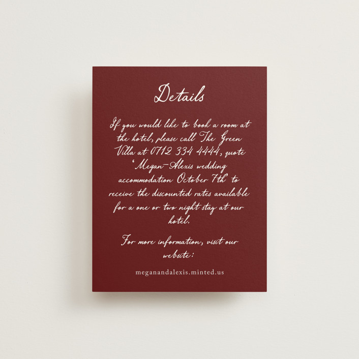 Handwritten Direction Cards by Cass Loh | Minted