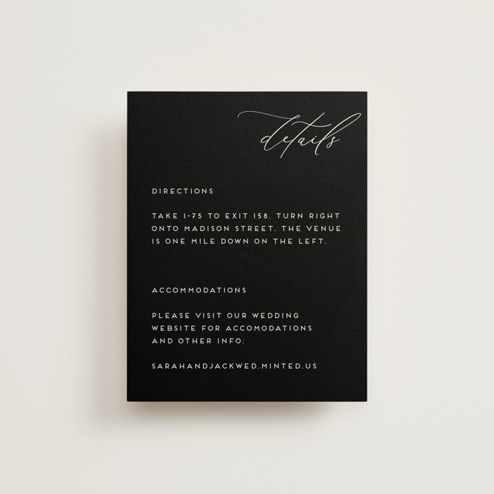 the script Direction Cards by Genna Blackburn | Minted