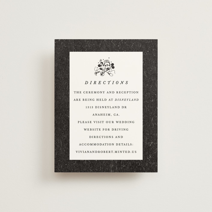 Disney's Retro Mickey Mouse and Minnie Mouse Direction Cards by Sumak ...