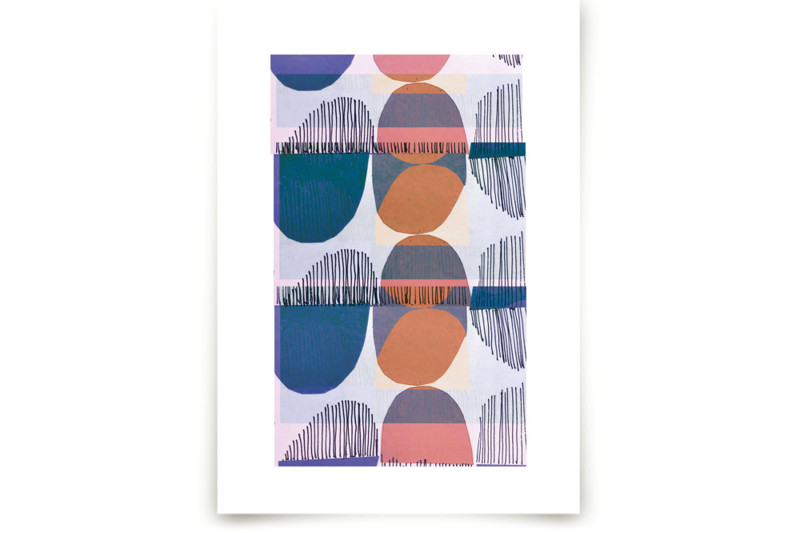 Boho Screenprint I Fine Art Prints by Jenna Skead | Minted