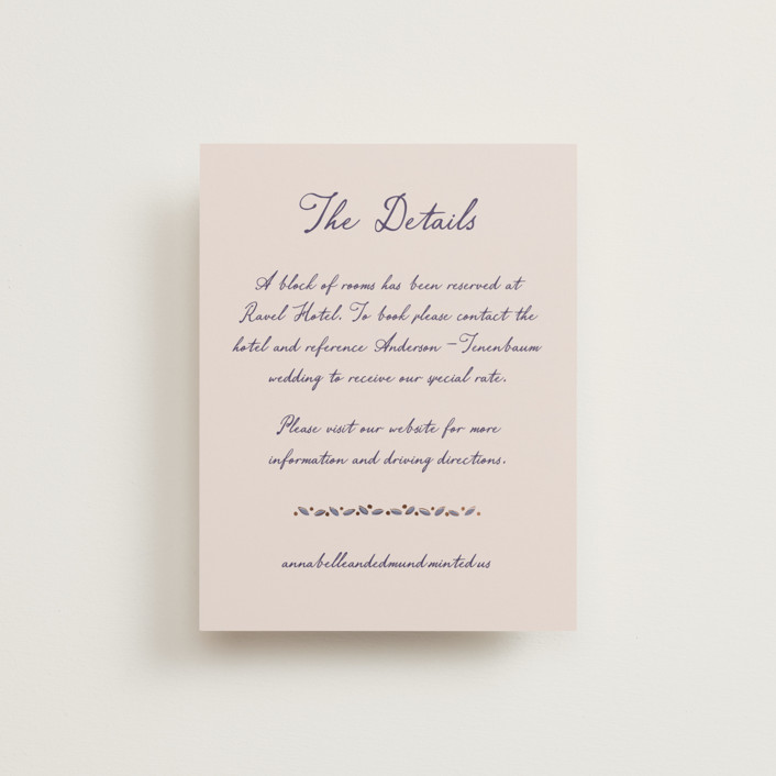 Together in Bloom Foil-Pressed Direction Cards by Monika Konieczna | Minted