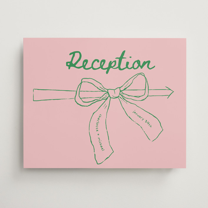Just the ribbon Direction Signs by Vera Lim | Minted