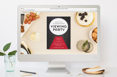 Viewing Party Television Viewing Party Online Invi... | Minted